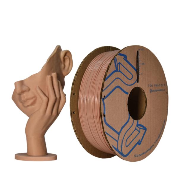 Filamento PLA Piel Clara – 1 Kg – POLYMASTERS